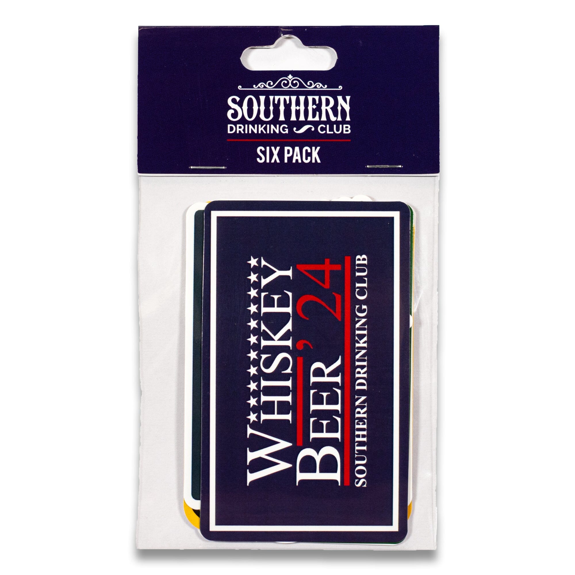 Six Pack of Southern Drinking Club Decals