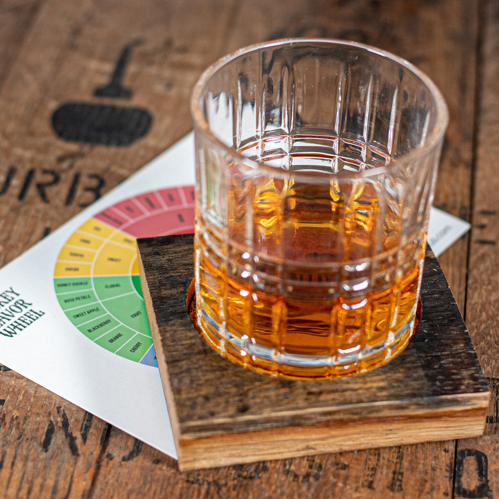 Whiskey Glass and Barrel Coaster Set – Southern Drinking Club