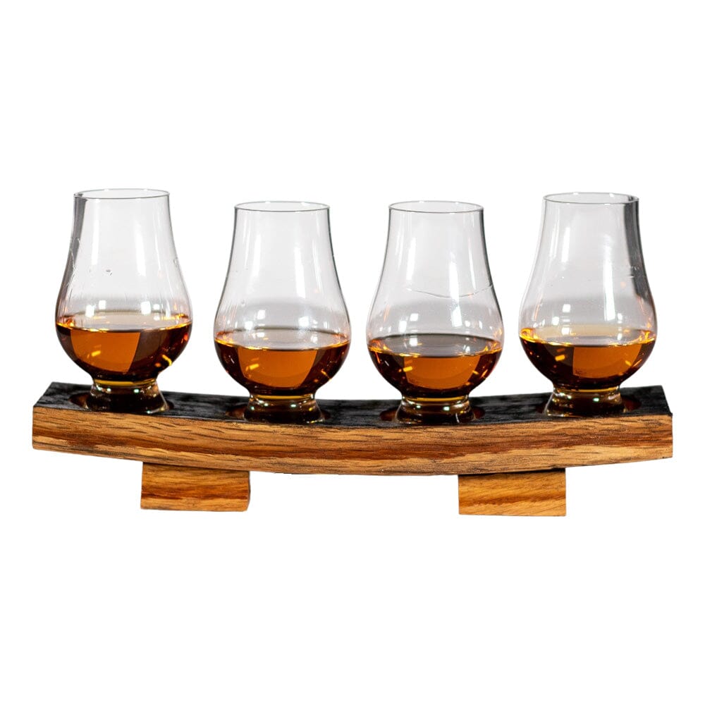 Whiskey Flight Board - Hand Made from Reclaimed Whiskey Barrels ...