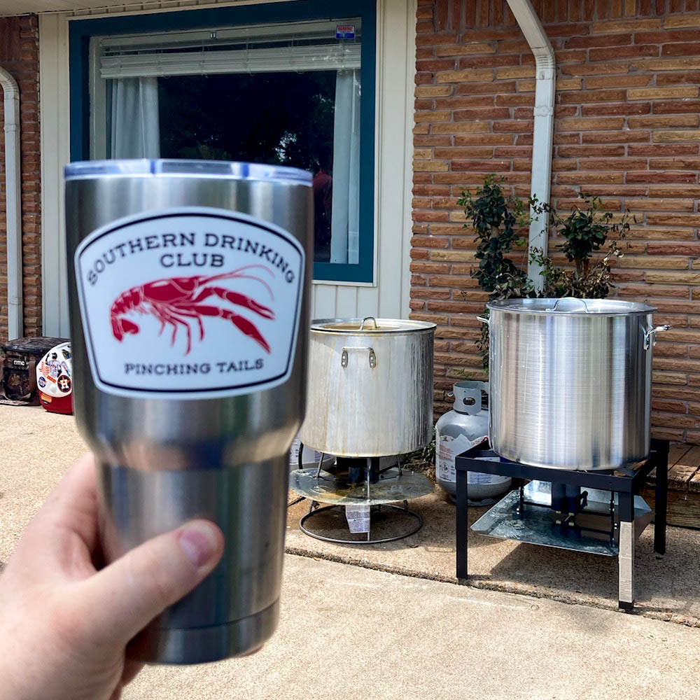 Pinchin Tails Crawfish Decal – Southern Drinking Club